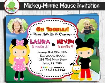 Split invitation | Etsy