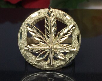 Marijuana ring | Etsy