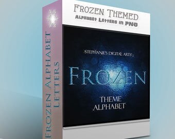 Frozen alphabet | Etsy