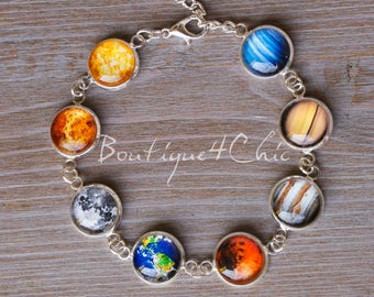 Planet bracelet | Etsy