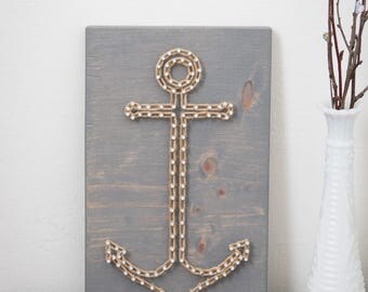 Anchor string art | Etsy