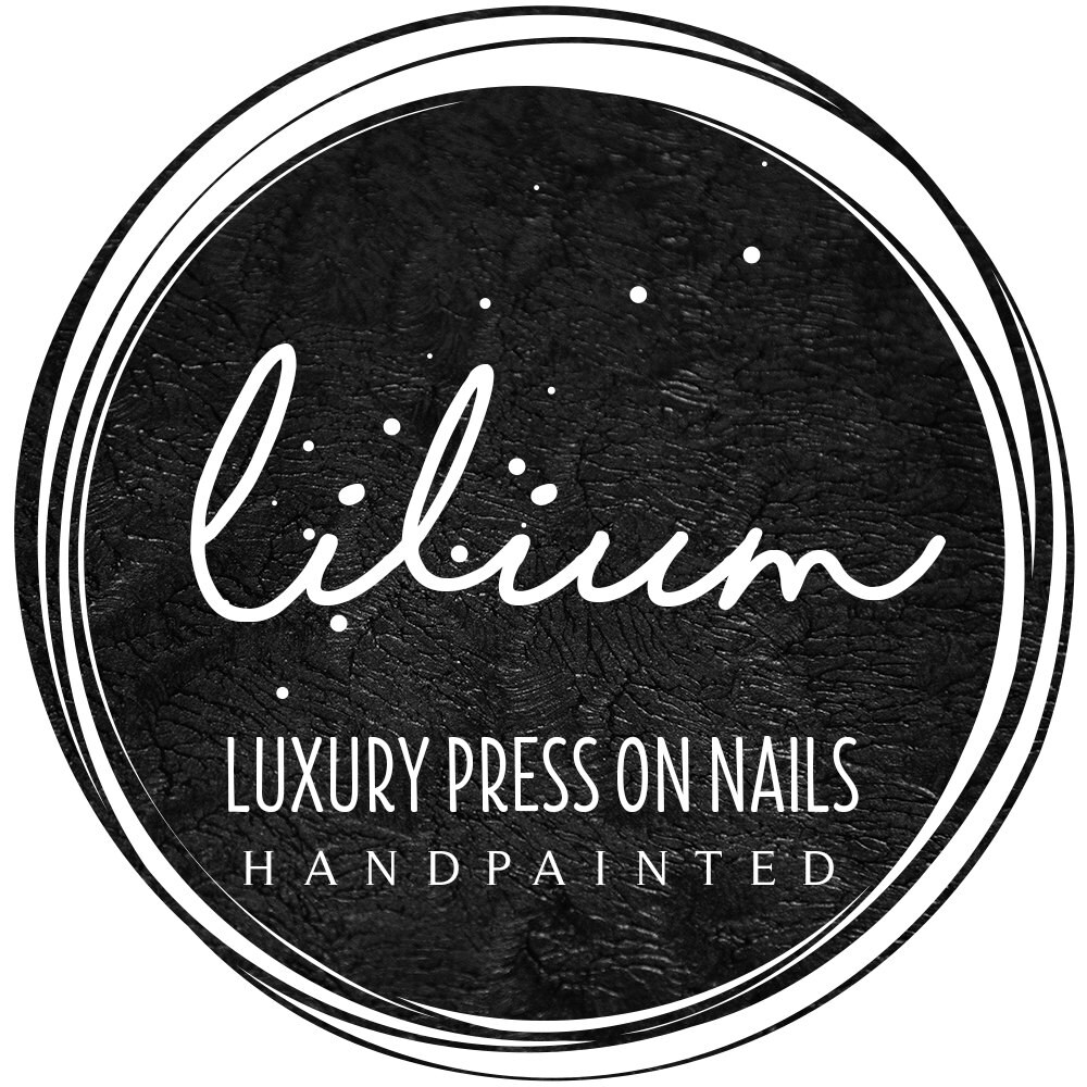 Luxury Press on Nails Hand Painted by LiliumNails on Etsy