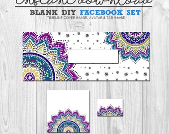 Boho facebook cover | Etsy