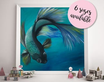 Fighting fish | Etsy