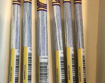 ON SALE DMC 824 Very Dark Blue Embroidery Floss by southpassbeads