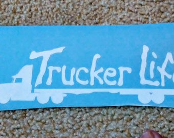 Semi truck decal | Etsy