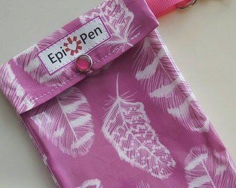 Items similar to EpiPen Case Allergy Injector Pen Organizer with Clear ...