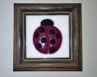 Large wooden Ladybug unfinished lady bug wooden lady bug