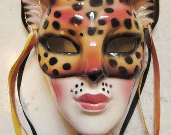 Cat face mask | Etsy