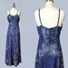 INCREDIBLE Couture 1920s Dress / 20s Metallic Gown / Bright