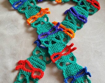Ninja turtle scarf | Etsy