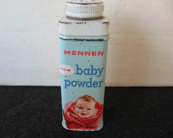 Baby powder tin | Etsy