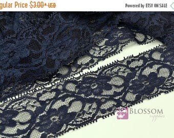 Midnight blue lace | Etsy