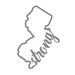 New Jersey Strong Vinyl Decal NJ Strong Vinyl Decal Jersey