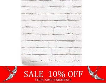 Brick wall decal | Etsy