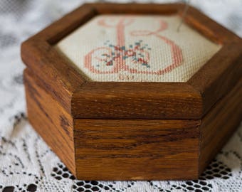 Cross stitch box | Etsy