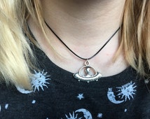 Unique alien necklace related items | Etsy