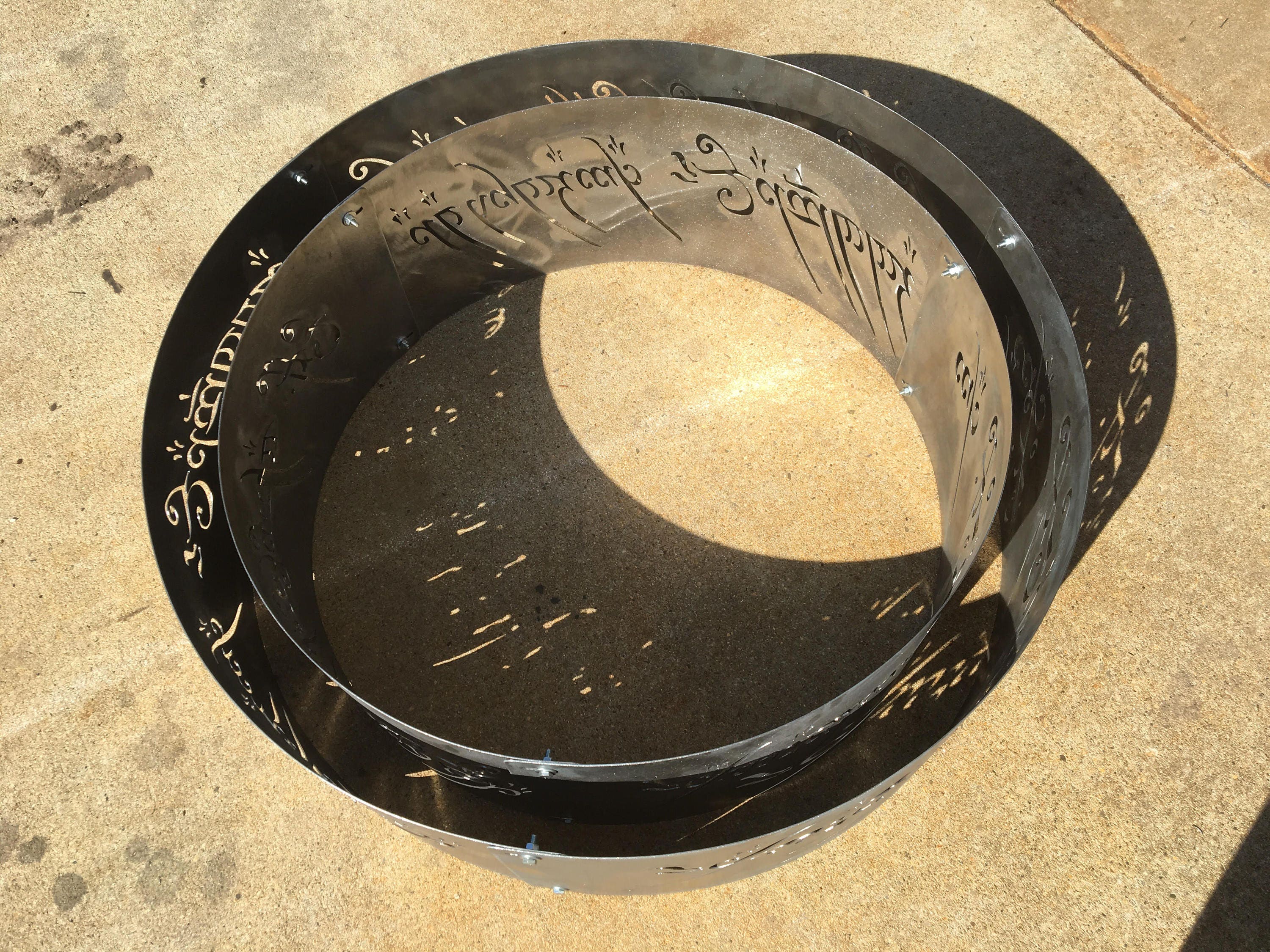 The One Fire Ring to Rule them All LOTR fire ring