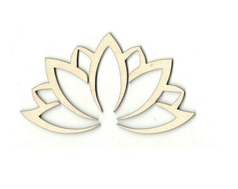 Lotus flower cut out | Etsy
