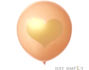 Peach balloons | Etsy