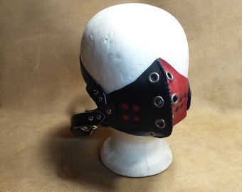 Leather face mask | Etsy