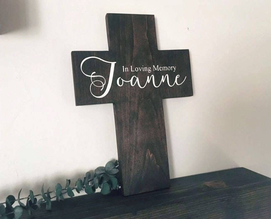 In Loving Memory Cross Lost Loved Ones Memorial Cross