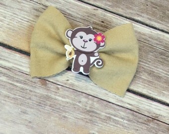Monkey bow | Etsy