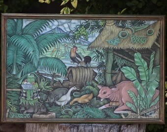 Bali painting | Etsy