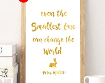 Peter rabbit quote | Etsy