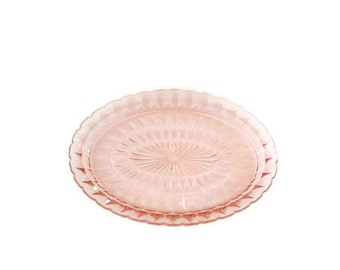 Pink glass tray | Etsy