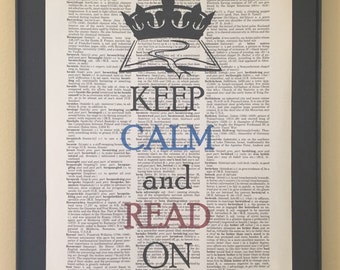 Keep calm and read | Etsy