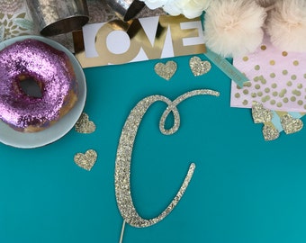 Letter c cake topper | Etsy