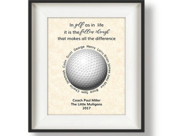 Coaches Gifts Sports Wall Art Gifts for by BucketListShop