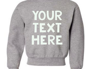 Text sweater | Etsy