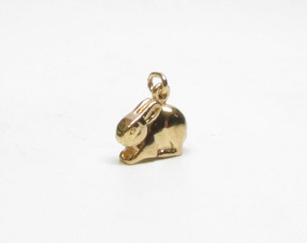 Bunny Rabbit Charm in Sterling Silver