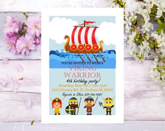 Viking invitations | Etsy