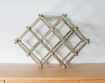 Industrial wine rack | Etsy