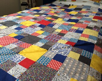 Patchwork quilt | Etsy