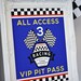 Race Car Party CUSTOM All Access VIP Pit Pass 16 x