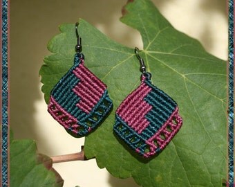 Aretes macrame | Etsy