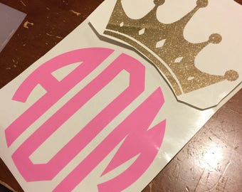 Tiara decal | Etsy