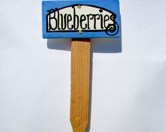 Blueberry sign | Etsy