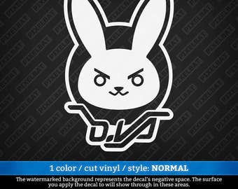 Overwatch dva decal | Etsy