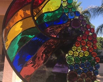 Chakra stained glass | Etsy