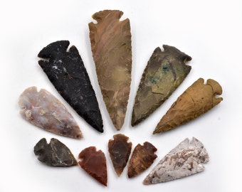 Knapped arrowheads | Etsy