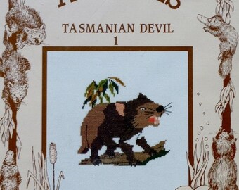 Devil cross stitch | Etsy