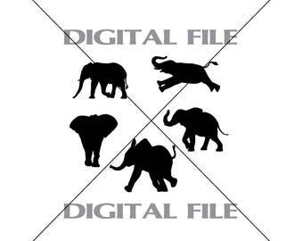 Elephant trunk svg | Etsy