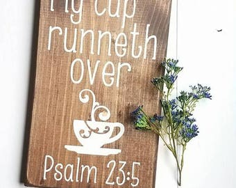 My cup runneth over | Etsy
