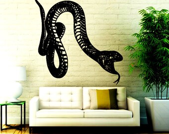 Snake wall art | Etsy