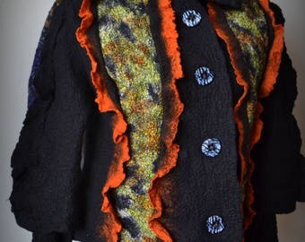 Nuno felt jacket | Etsy